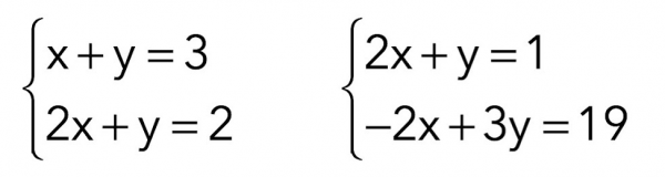 SISTEMA DE DOS ECUACIONES LINEALES CON DOS INCÓGNITAS - Curso para la UNAM